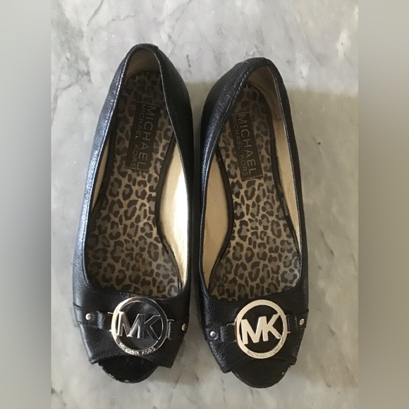 Michael Kors | Shoes | Mk Open Toe Flats | Poshmark